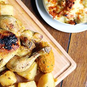 Food at The Euston Flyer Pub & Restaurant, Euston Road